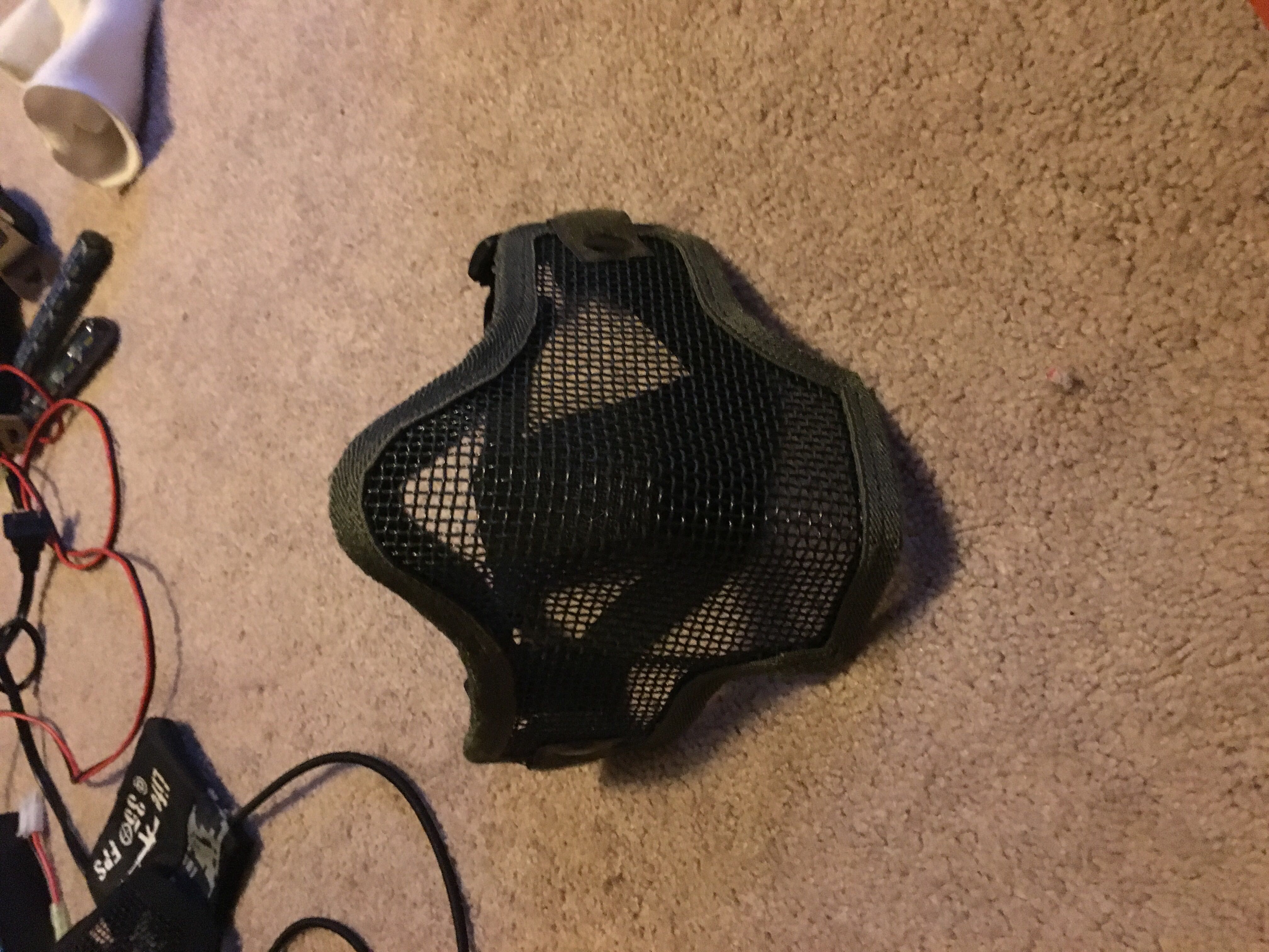 SOLD metal mesh lower face pro O.D green | HopUp Airsoft