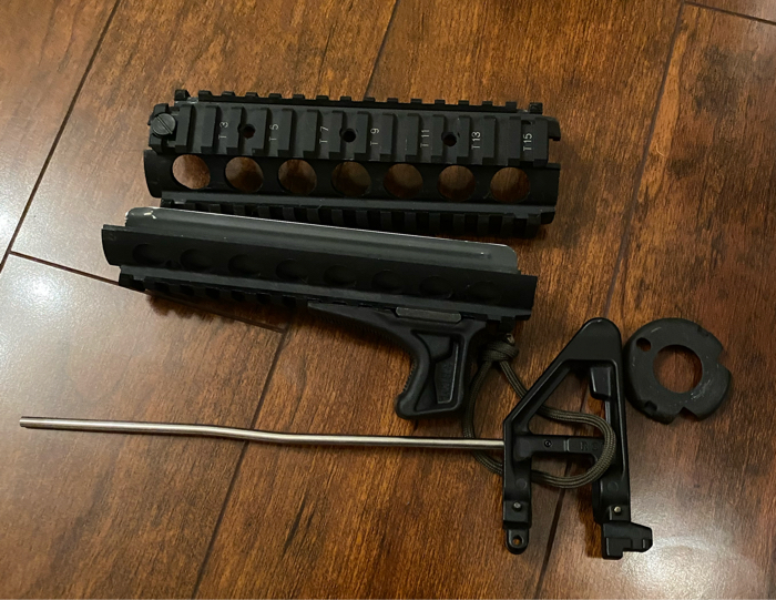 SOLD G&P M4 KAC Style Split Rail With Front Sight Post | HopUp Airsoft