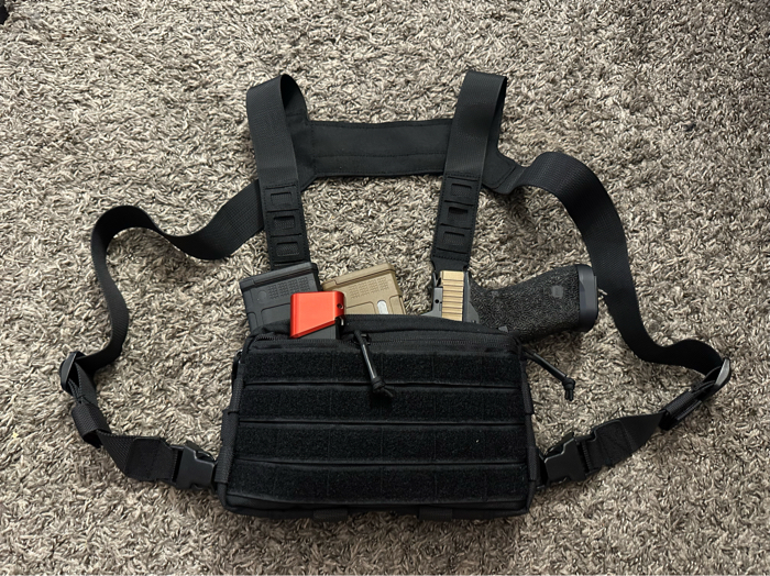 High Speed Micro Chest Rig - Black | HopUp Airsoft