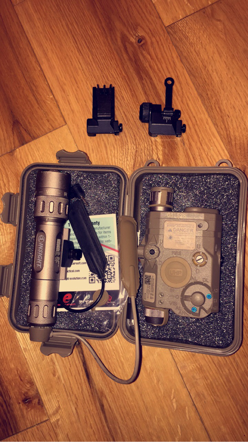 SOLD element peq15 insight wmx200 knights armament flip ups | HopUp Airsoft