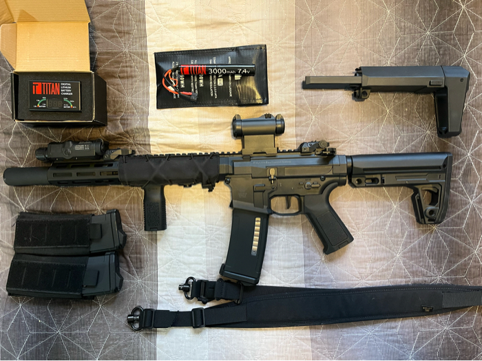 SOLD M4 AEG Full Loadout | HopUp Airsoft