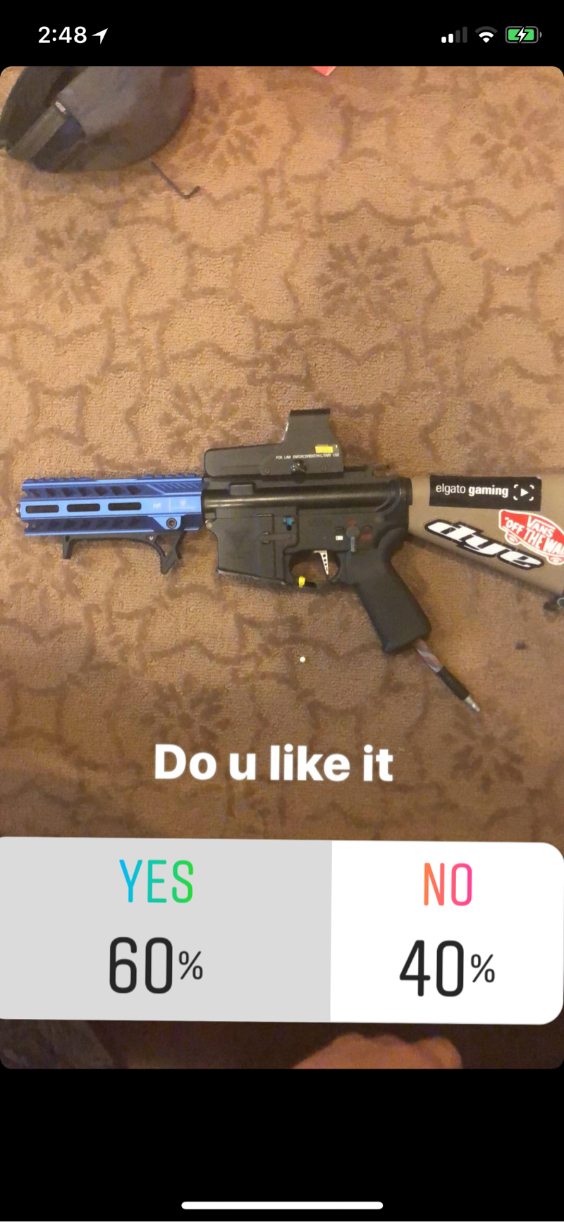 SOLD if u have a black stubby stock I will buy it in person at Tac City ...