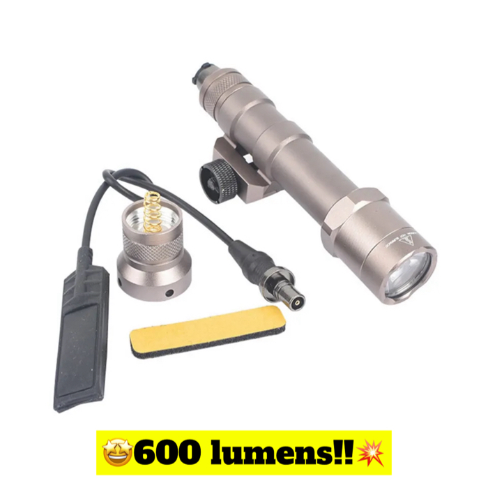 M600B LED Weapon Light & Pressure Switch | HopUp Airsoft