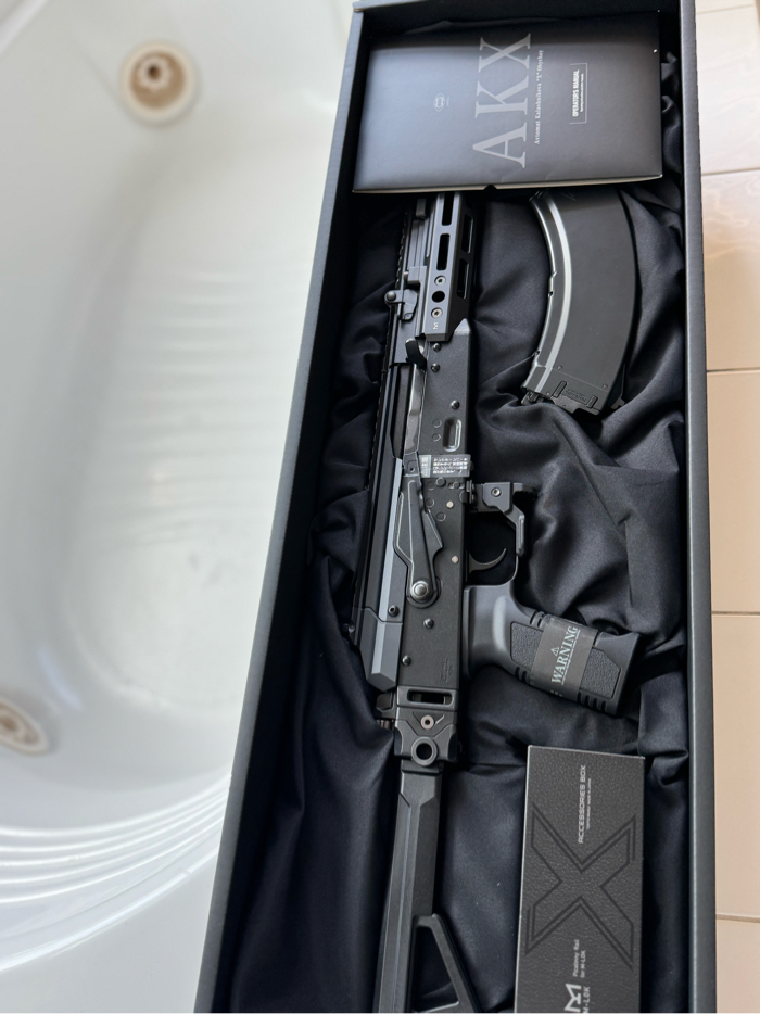 SOLD Tokyo marui AKM AKX GBBR BAKElite Wood Real skin magazines | HopUp Airsoft