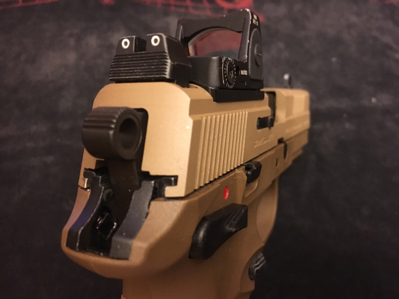 SOLD CYBER GUN FNX-45 GAS BLOWBACK PISTOL RMR | HopUp Airsoft