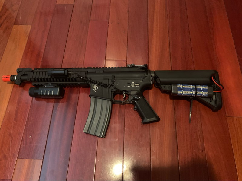 SOLD Elite Force CQB M4 4CRS + Sig Sauer X-Five | HopUp Airsoft