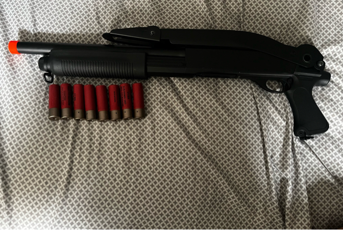 CYMA M870 Three shot spring shotgun | HopUp Airsoft