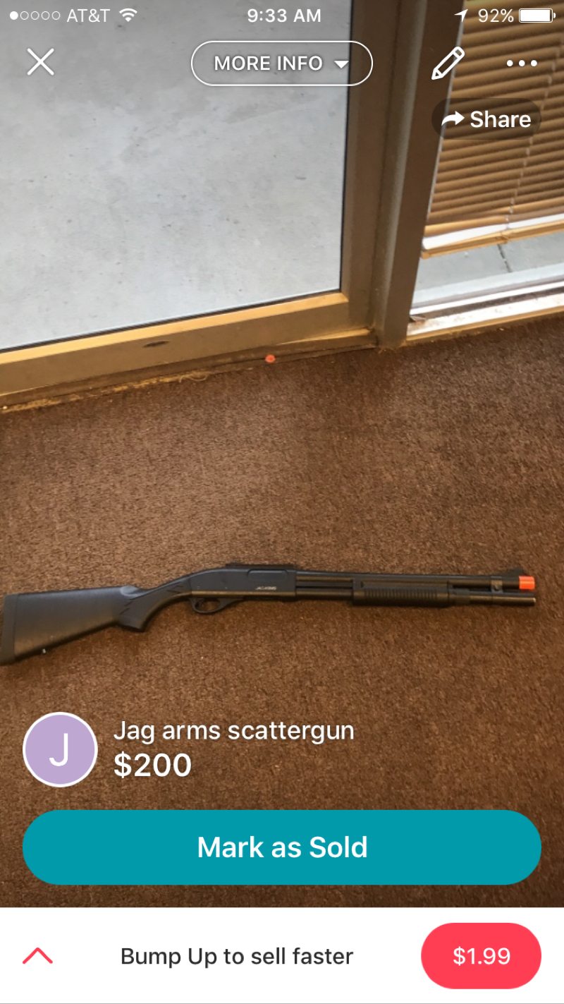 SOLD jag arms scatter gun | HopUp Airsoft