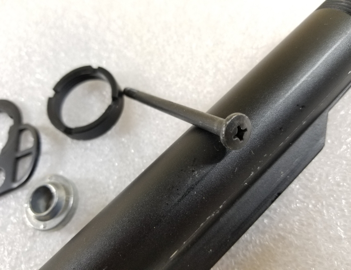 SOLD Metal Buffer Tube w/ Sling Plate, Real Style Castle Nut for M4 AEG ...