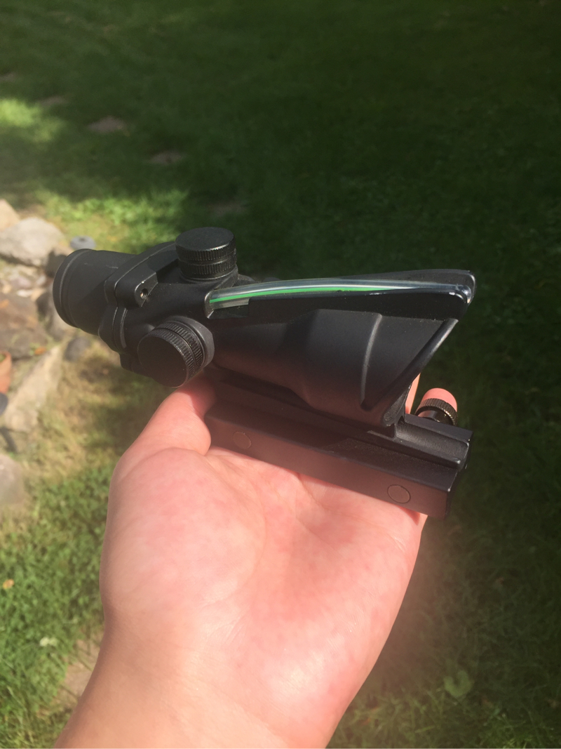 SOLD Acog fiber optic green dot | HopUp Airsoft