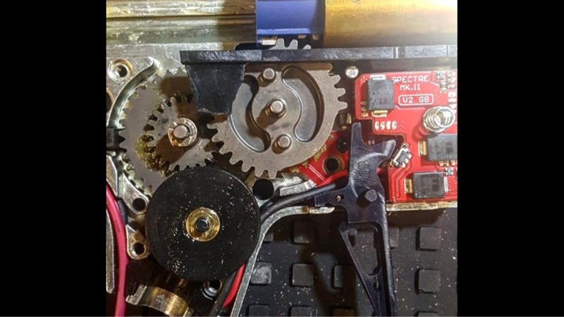 SOLD BTC Spectre MK2 Dual Sector Gear Gearbox | HopUp Airsoft
