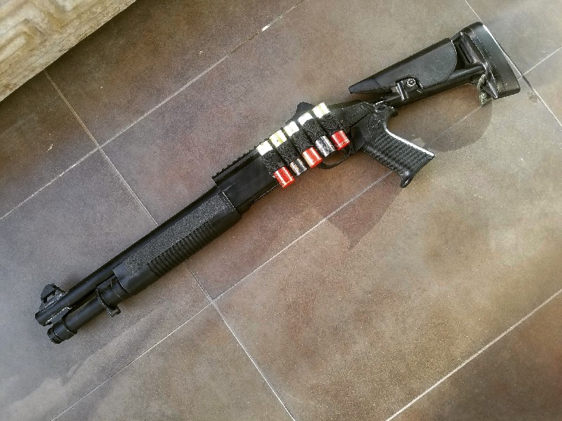 SOLD Escopeta Trishot Benelli M4 SBS | HopUp Airsoft
