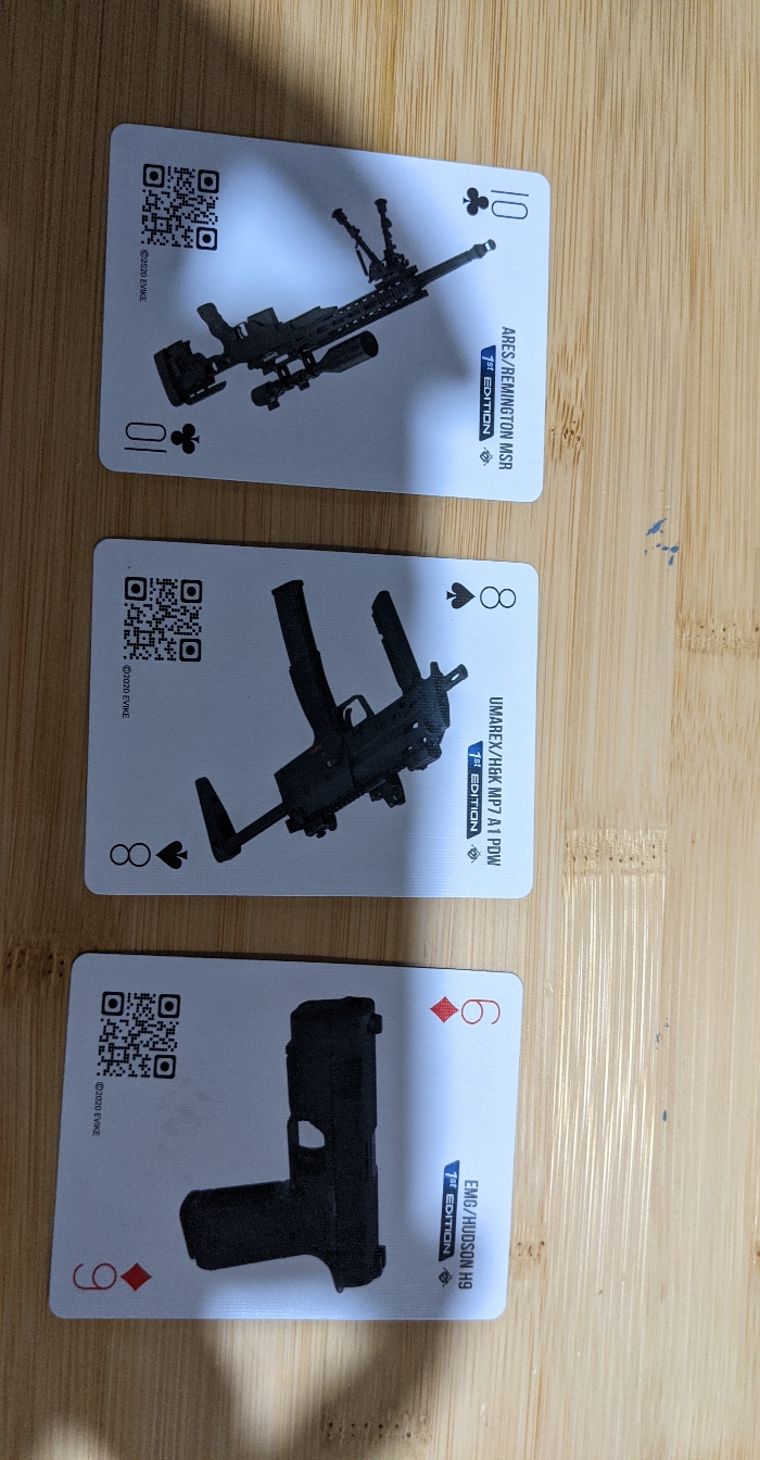 Evike weapon cache cards | HopUp Airsoft
