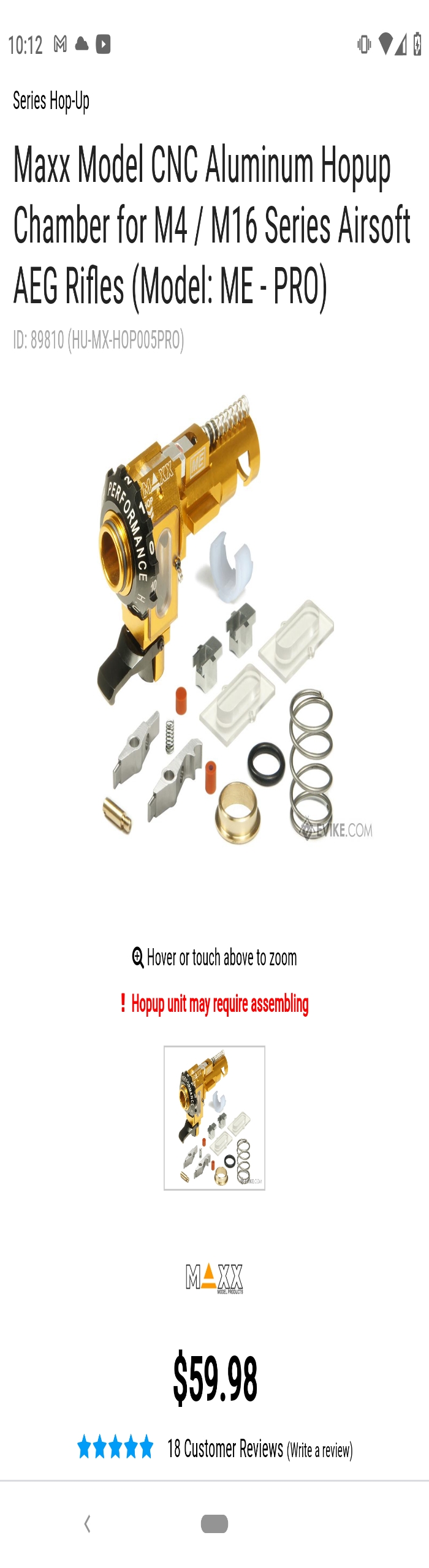 SOLD Maxx me pro | HopUp Airsoft