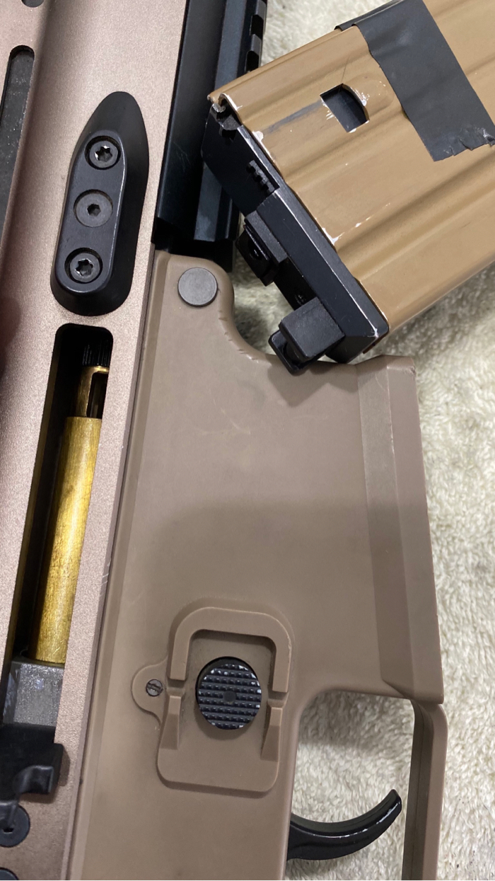 SOLD WE-Tech Scar-L GBBR Tan Closed Bolt | HopUp Airsoft