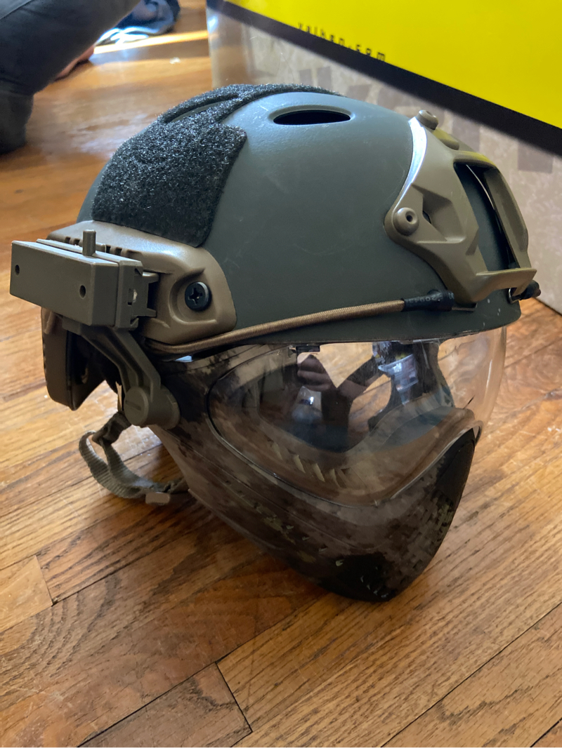 SOLD Tactical Bump Helmet with removable mask | HopUp Airsoft