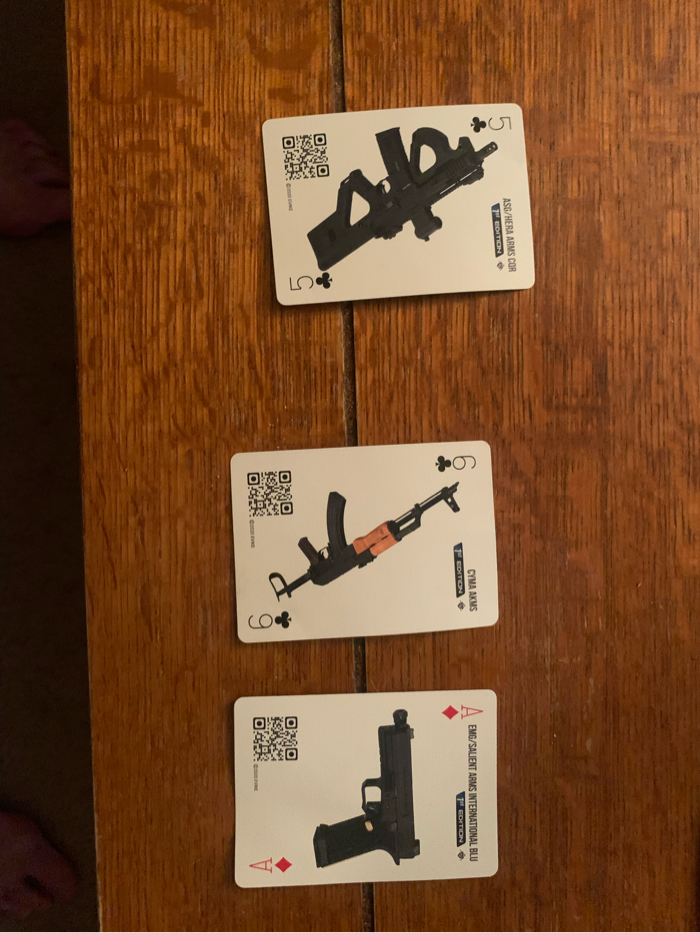 SOLD Evike playing cards | HopUp Airsoft