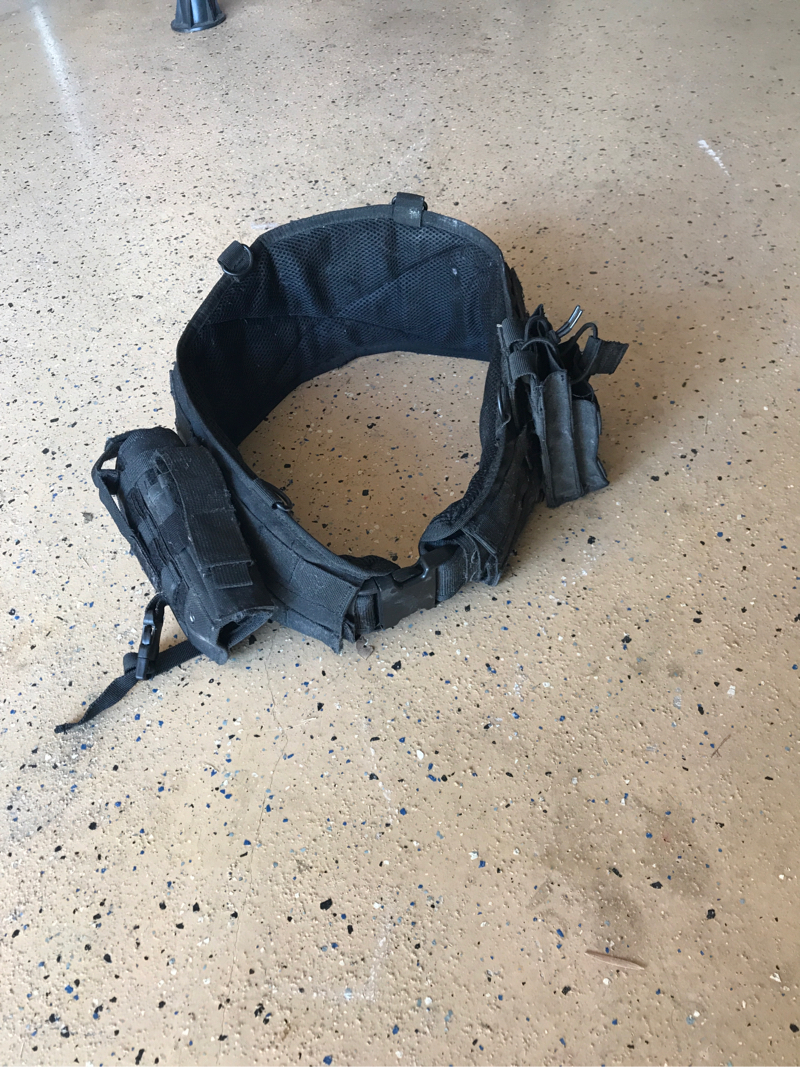 SOLD Black Battle belt | HopUp Airsoft