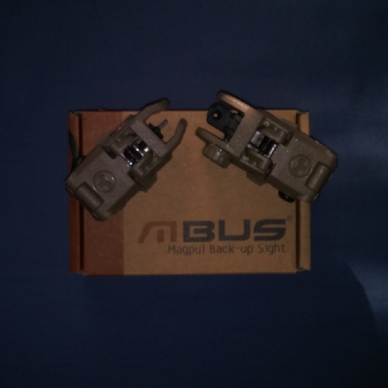 SOLD MBUS tan sights | HopUp Airsoft