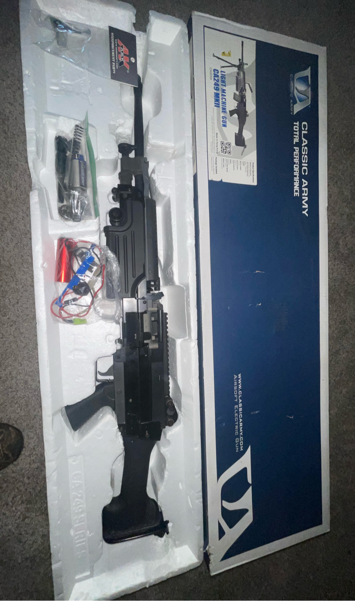 M249 mkll SOLD ! | HopUp Airsoft