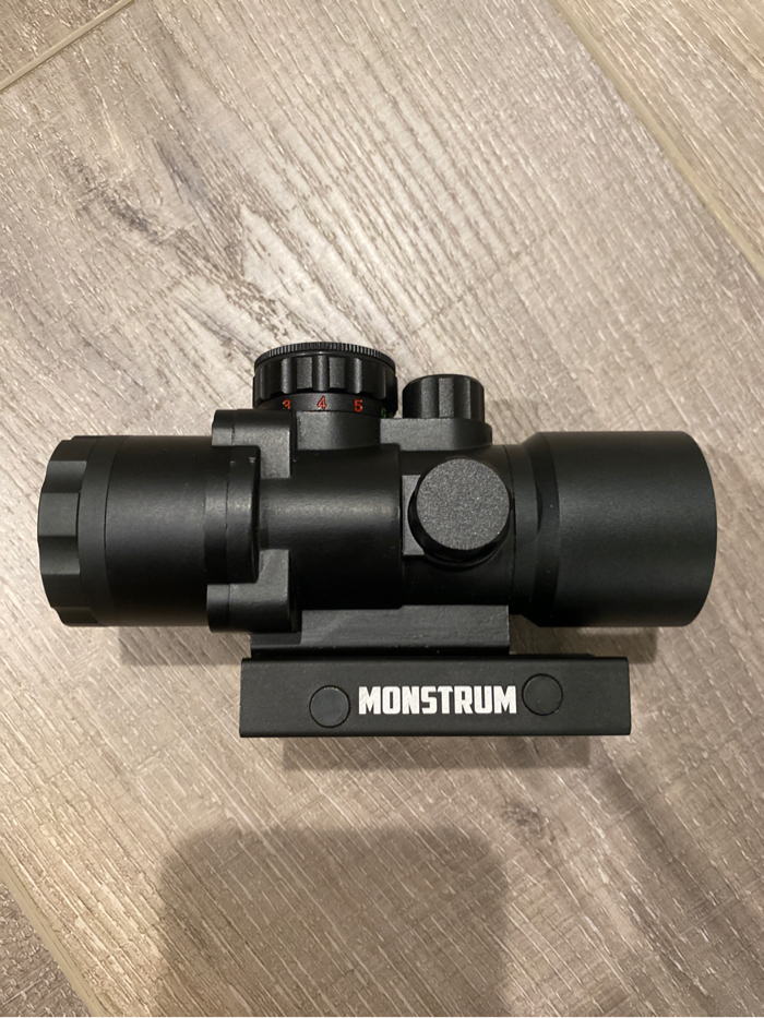 SOLD Monstrum S330P 3X Prism Scope red & green dot | HopUp Airsoft