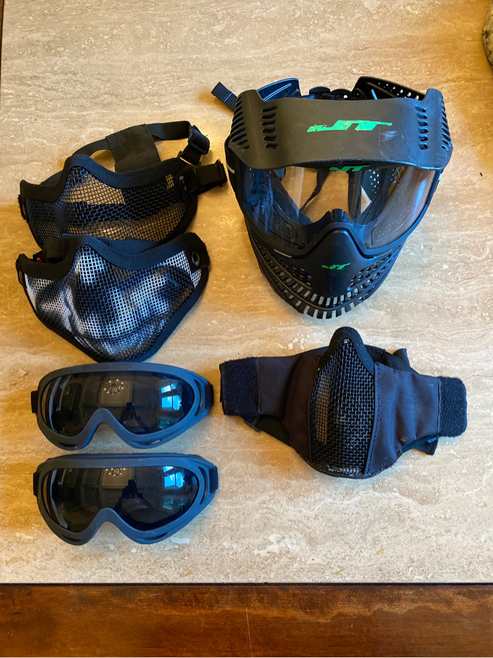 SOLD Mask pack (includes 3 bottom parts to 2-piece face masks, 2 tinted ...