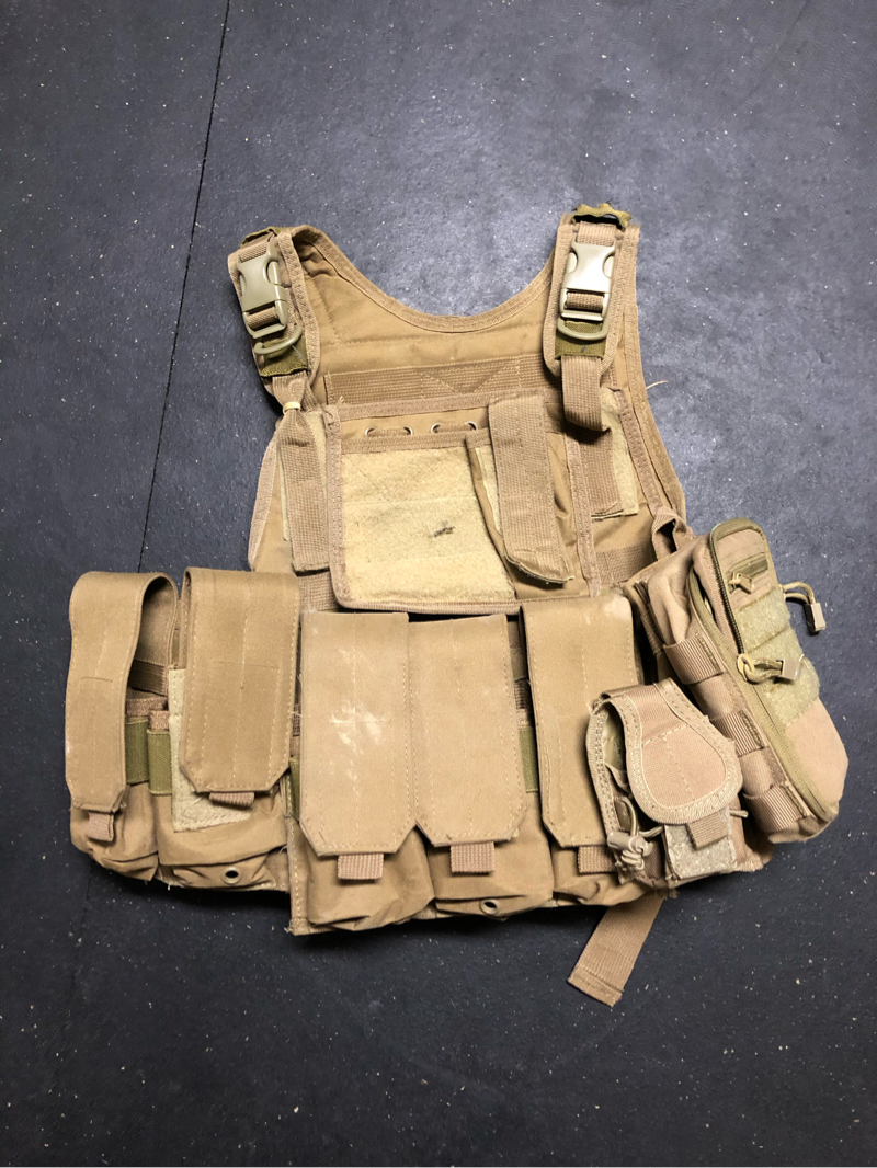 SOLD Tan tactical vest | HopUp Airsoft