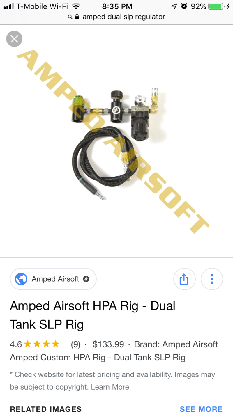 SOLD WTB DUAL SLP RIG OR A REGULAR REGULATOR | HopUp Airsoft