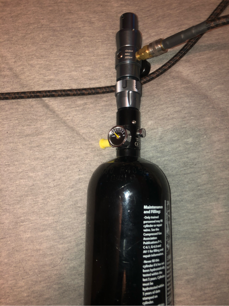 SOLD HPA Tank and Reg | HopUp Airsoft