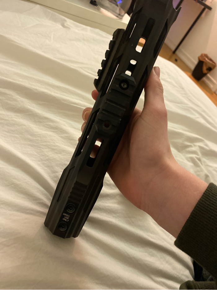 SOLD Krytac trident 10 inch rail, for Darque Thor | HopUp Airsoft