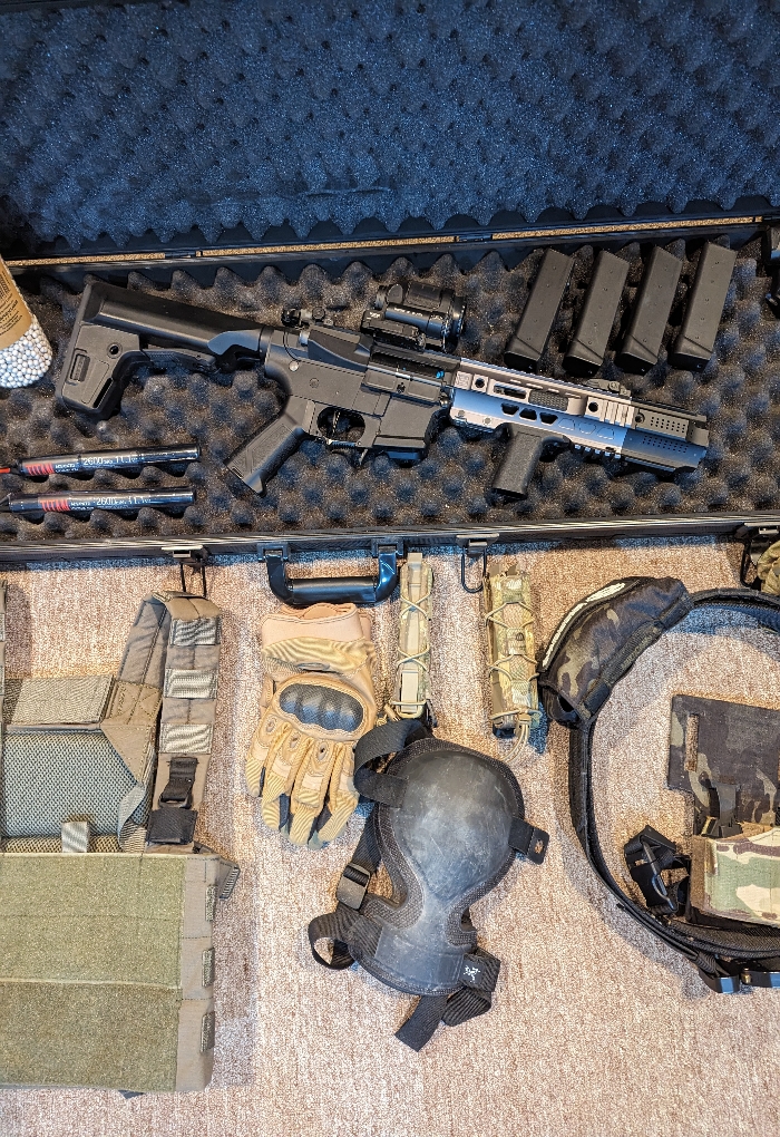 Full airsoft starter kit w/ upgraded G&G ARP9 and lots of goodies ...