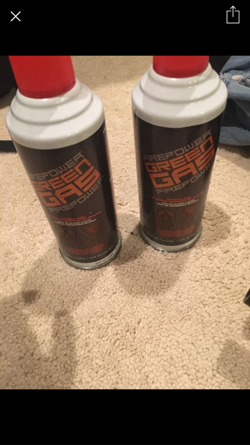 SOLD green gas | HopUp Airsoft