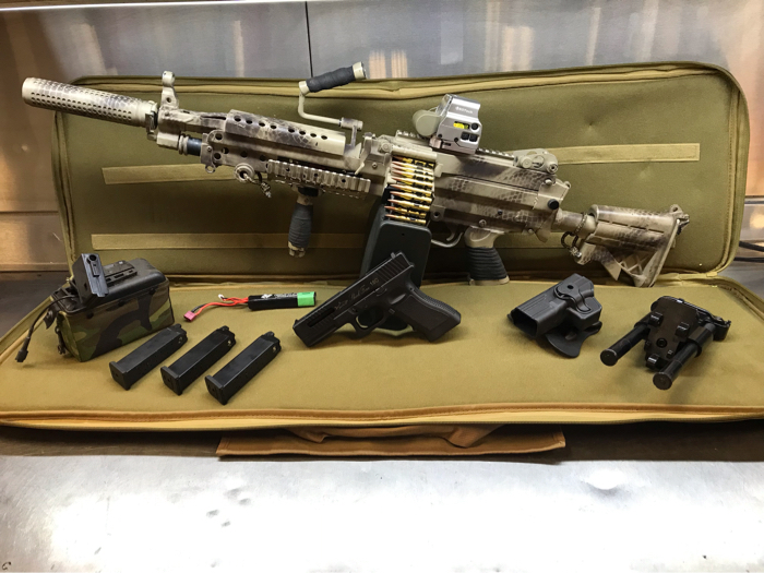 SOLD M249 and G18 package | HopUp Airsoft
