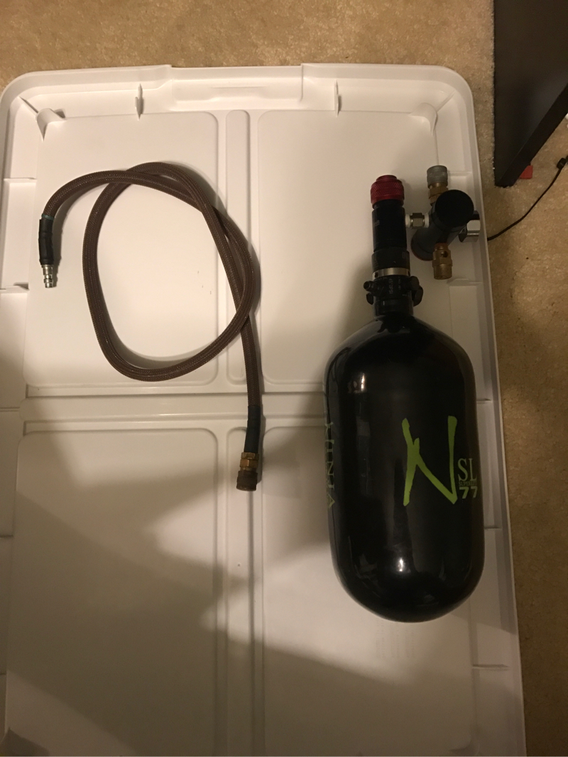 SOLD HPA air rig. (ninja tank, fire base sfr reg, amped line) | HopUp ...