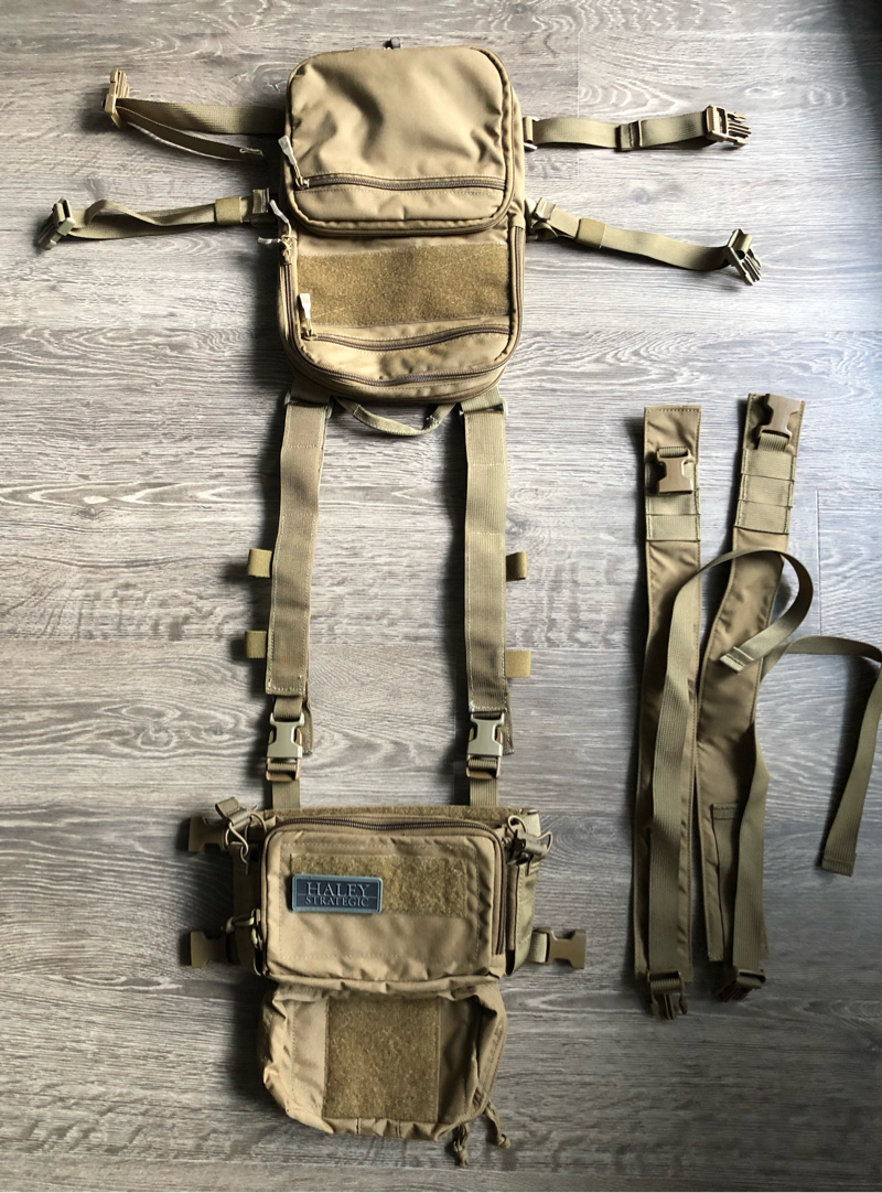 SOLD Haley Strategic D3CRM Chest Rig & Flatpack in Coyote | HopUp Airsoft