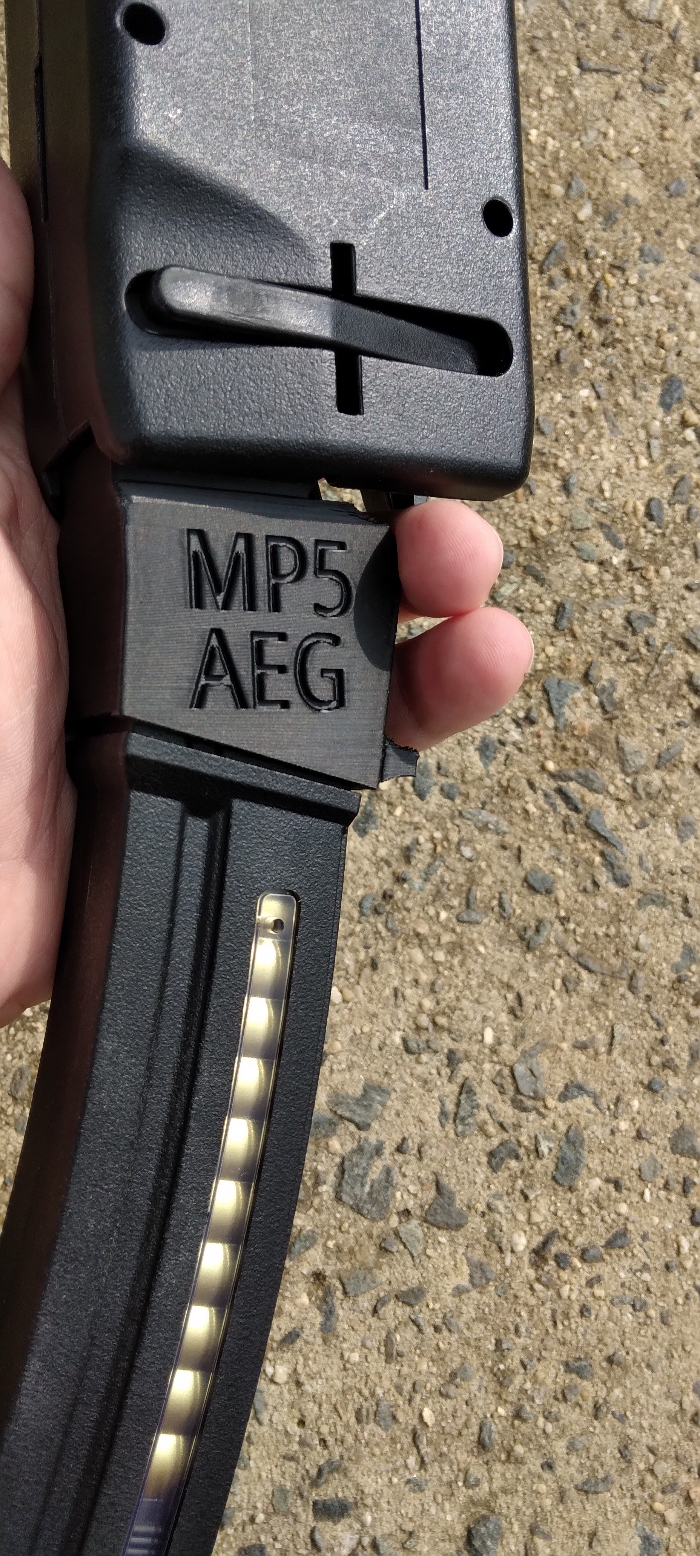 💯 MP5 AEG Odin Speedloader Adapter ⚫ Black Color NEW💥 | HopUp Airsoft