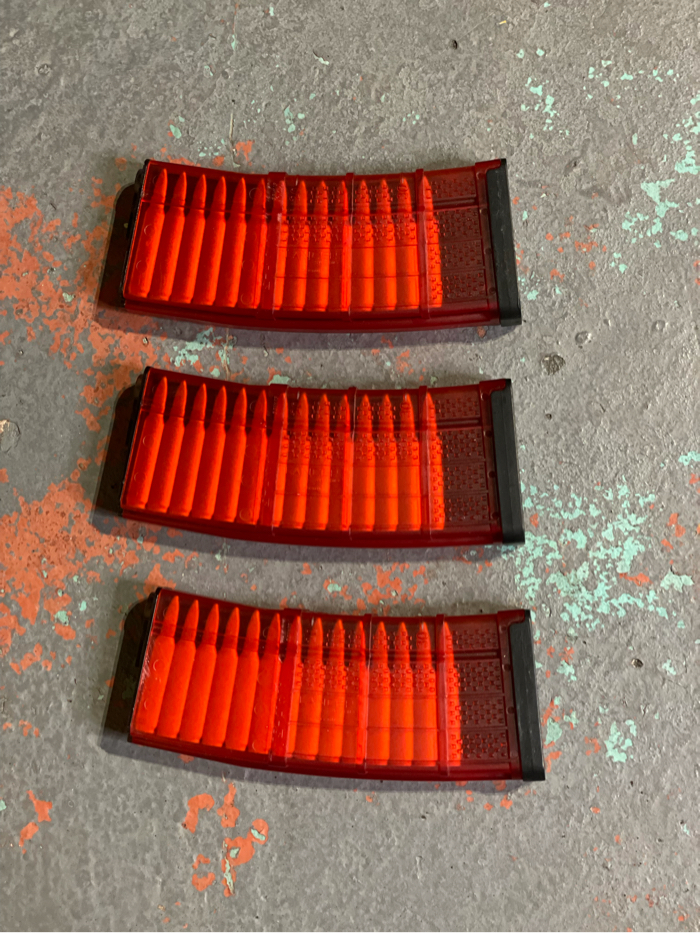 SOLD Red translucent m4 magz | HopUp Airsoft