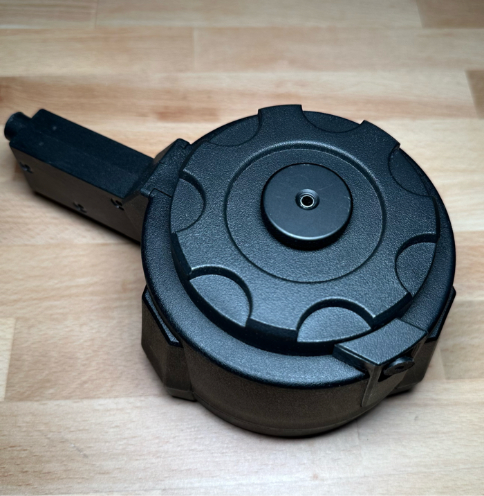 Angel Custom 1500 Round Firestorm Airsoft AEG Drum Flashmag (Model: MP5 ...