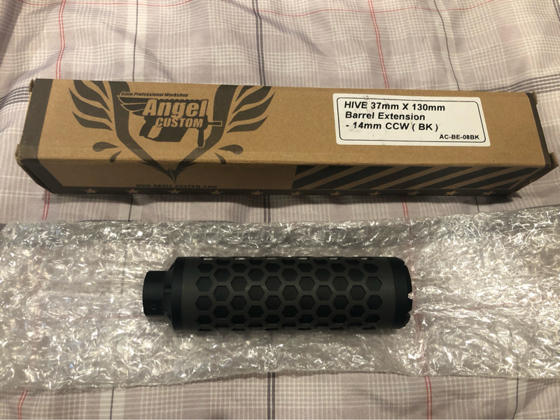 SOLD Angel Custom HIVE Airsoft Suppressor (Model: 130mm / 14mm Neg ...