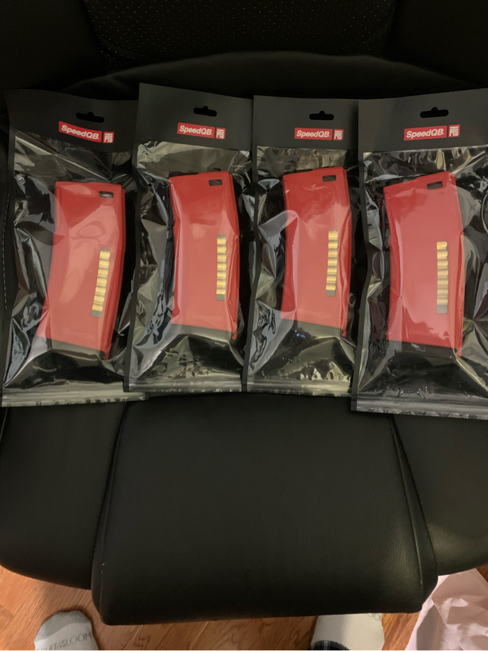 SOLD PTS EPM MAGAZINES RED | HopUp Airsoft