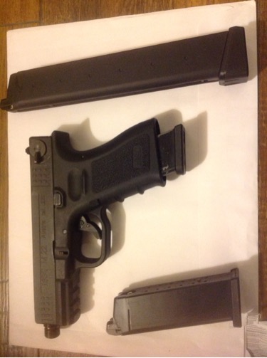 SOLD three WE glock light extended mags 50rds | HopUp Airsoft