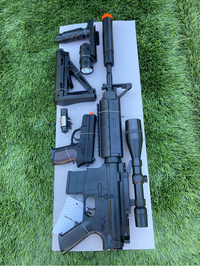 SOLD Spring rifle and pistol | HopUp Airsoft