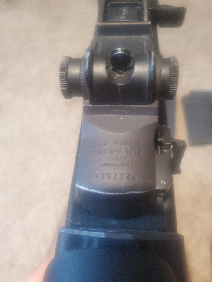 SOLD G&G Top Tech M14 EBR Short | HopUp Airsoft