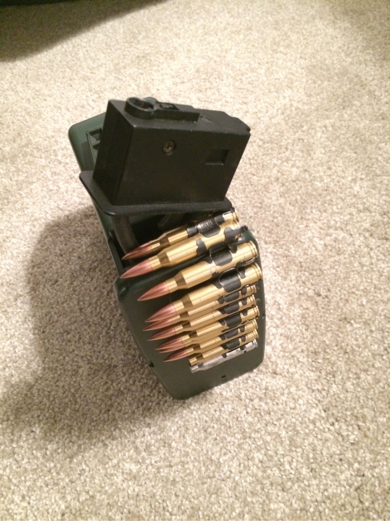 SOLD A&K m249 saw box magazine | HopUp Airsoft