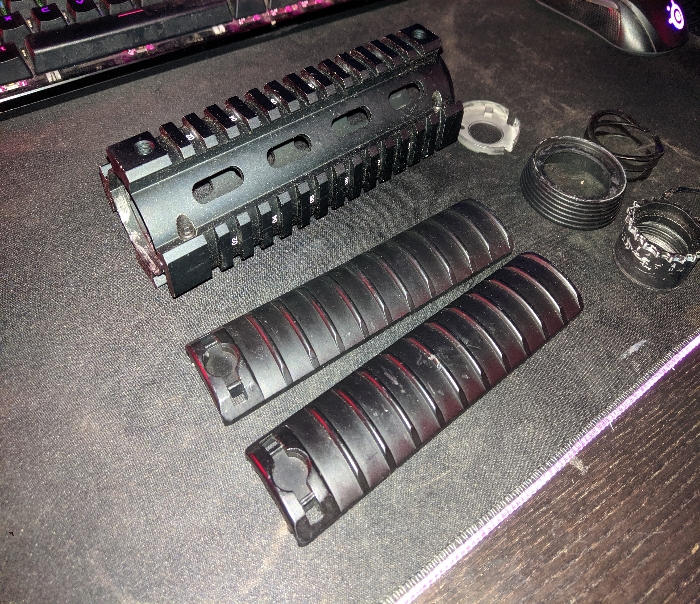 SOLD M4 Knight's Armament style rail/handguard with two free rail ...