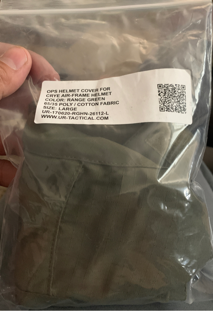 SOLD CRYE AIRFRAME BALLISTIC HELMET COVER RANGER GREEN | HopUp Airsoft