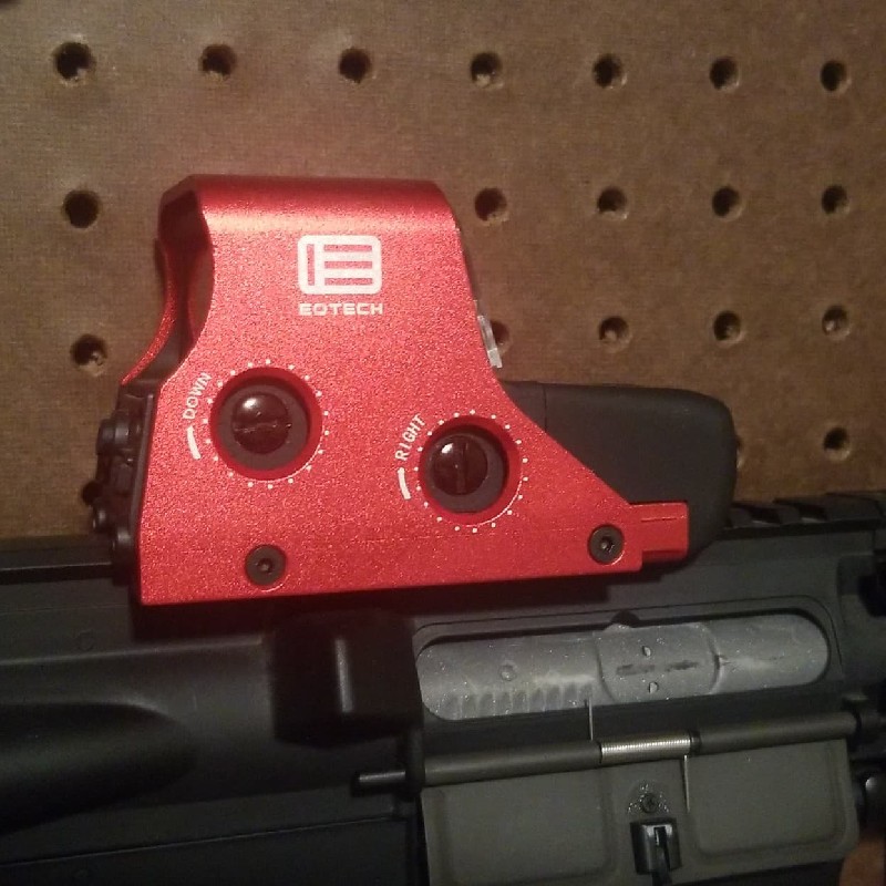 SOLD Red Eotech with lens protector | HopUp Airsoft