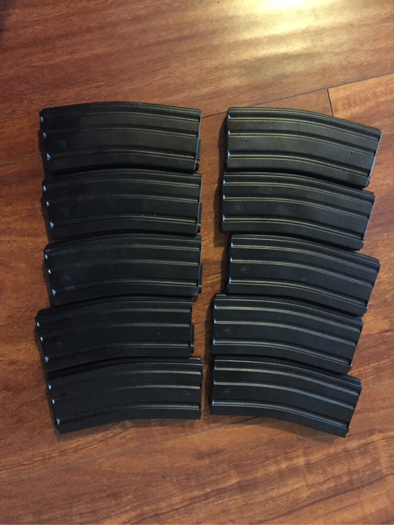 SOLD 10 x Elite Force Mid Cap Magazines Mags | HopUp Airsoft