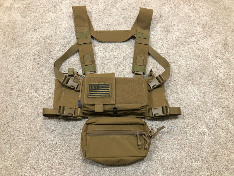 SOLD Spiritus Micro Fight Replica Chest Rig (Coyote Brown) | HopUp Airsoft