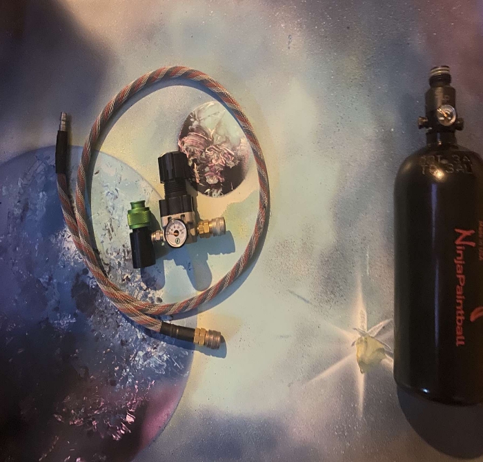 SOLD Ninja slp tank with reg | HopUp Airsoft